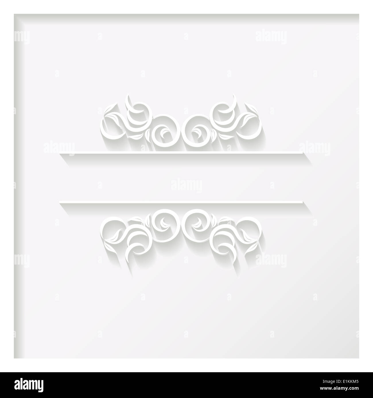white invitation card Stock Photo - Alamy