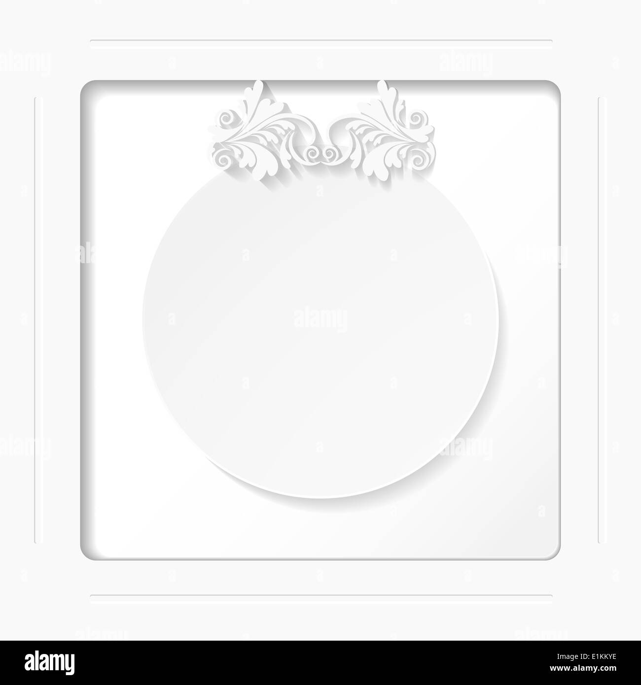 white greeting card Stock Photo - Alamy