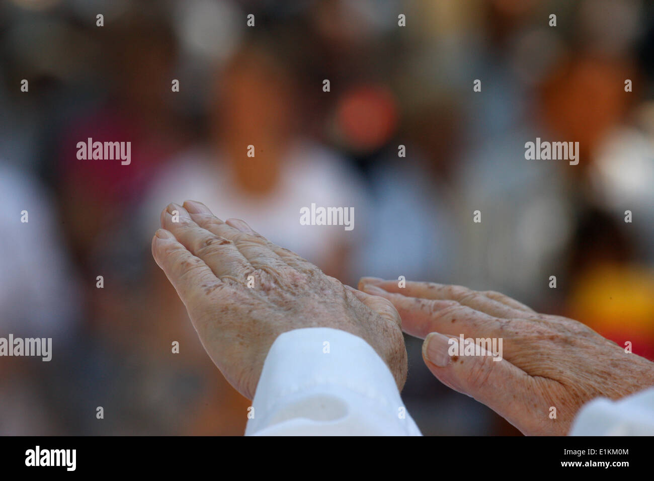 Eucharist celebration consecration Stock Photo - Alamy