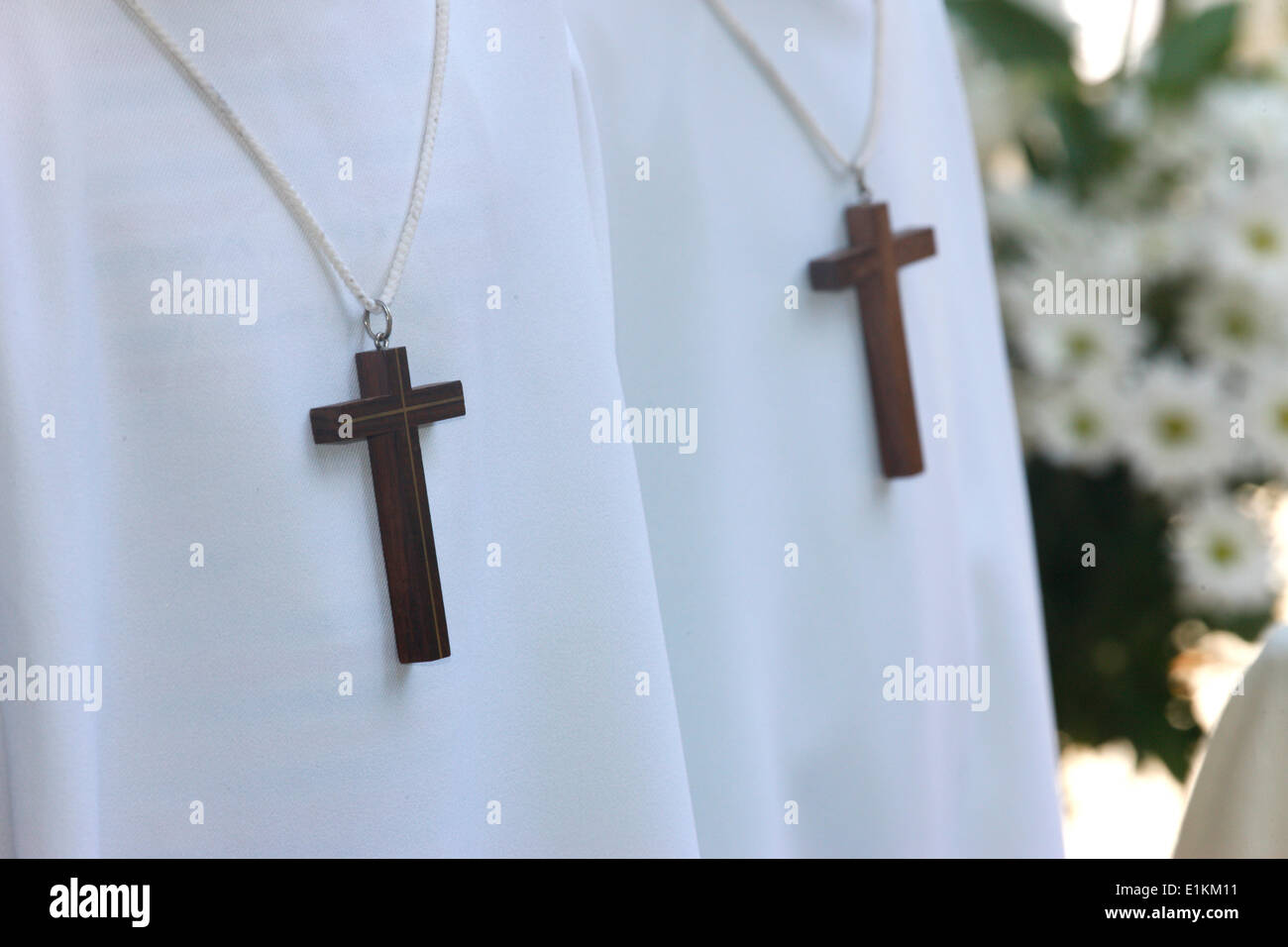 Catholic altar boy's cross hi-res stock photography and images - Alamy