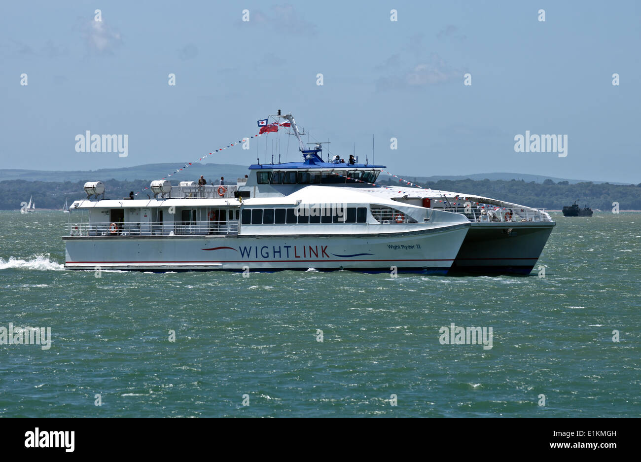 Wightlink catamaran hi-res stock photography and images - Alamy