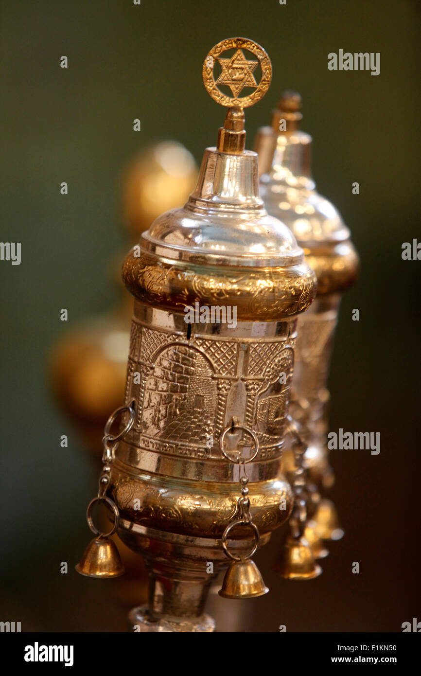 Carpentras synagogue rimonim Stock Photo - Alamy