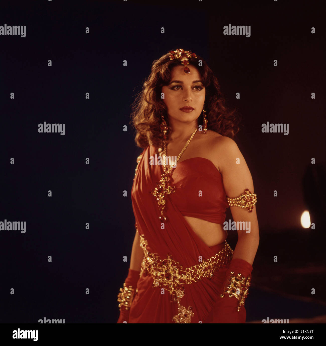 Portrait indian film actress madhuri hi-res stock photography and ...