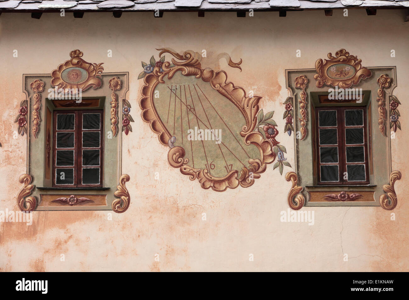 Monastery of Saorge. Windows of the cloister Stock Photo - Alamy