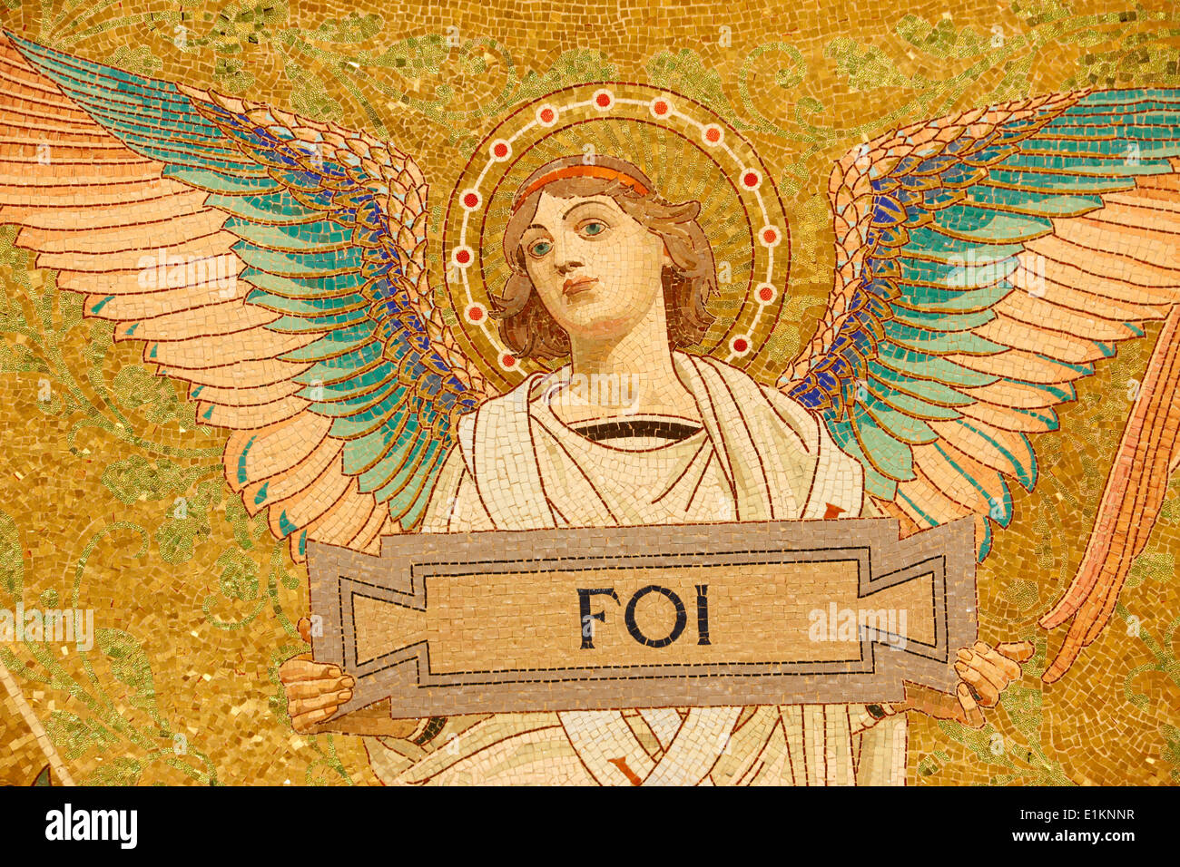 Pasteur Institute crypt : science angel by A. Guillebert-Martin Stock ...