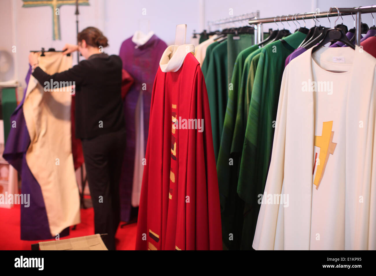 Christian trade fair Stock Photo - Alamy