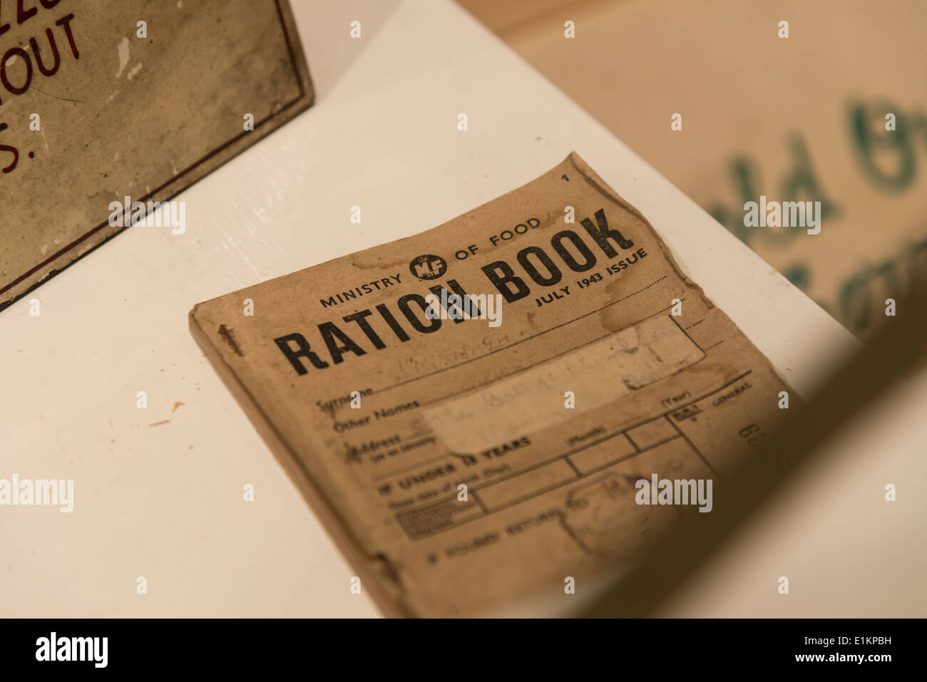 Ration book ww2 england hi-res stock photography and images - Alamy