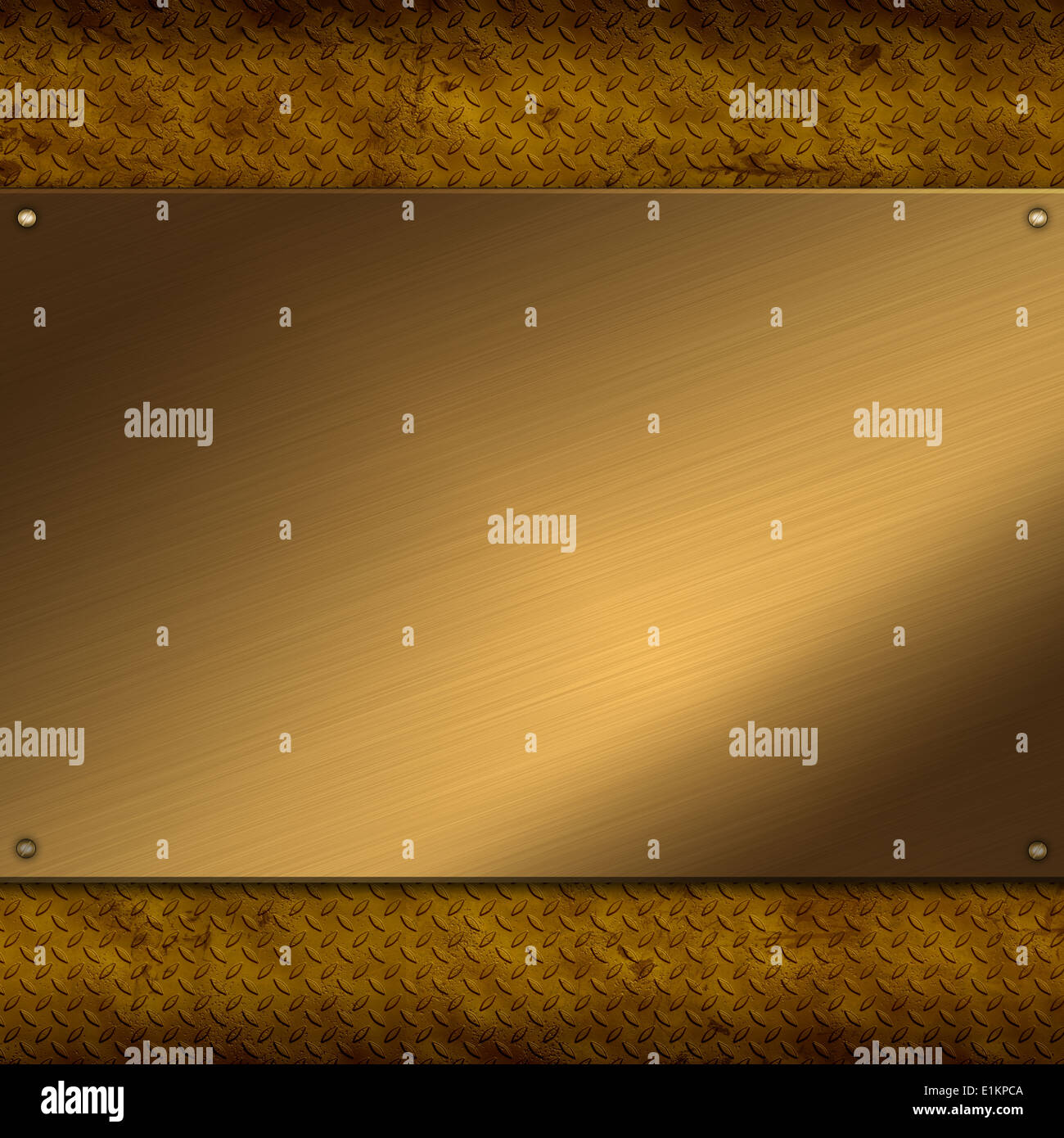 Gold metal plate hi-res stock photography and images - Alamy