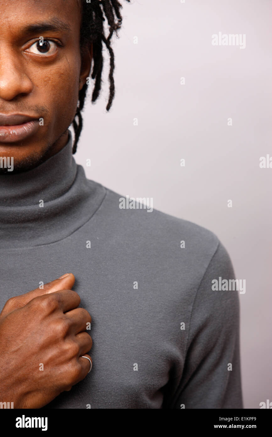 Young Christian man admitting guilt Stock Photo - Alamy