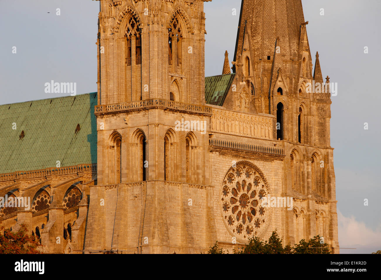 Gothic architecture chartres cathedral hi-res stock photography and ...