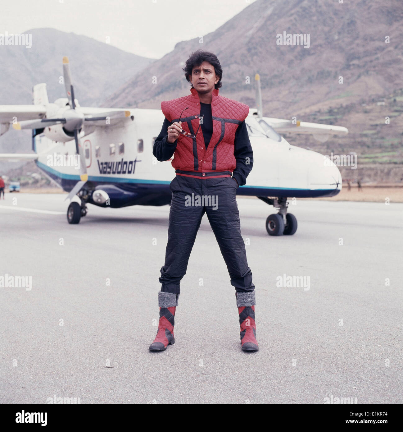 Mithun Chakraborty Bollywood Indian Hindi film actor Stock Photo ...