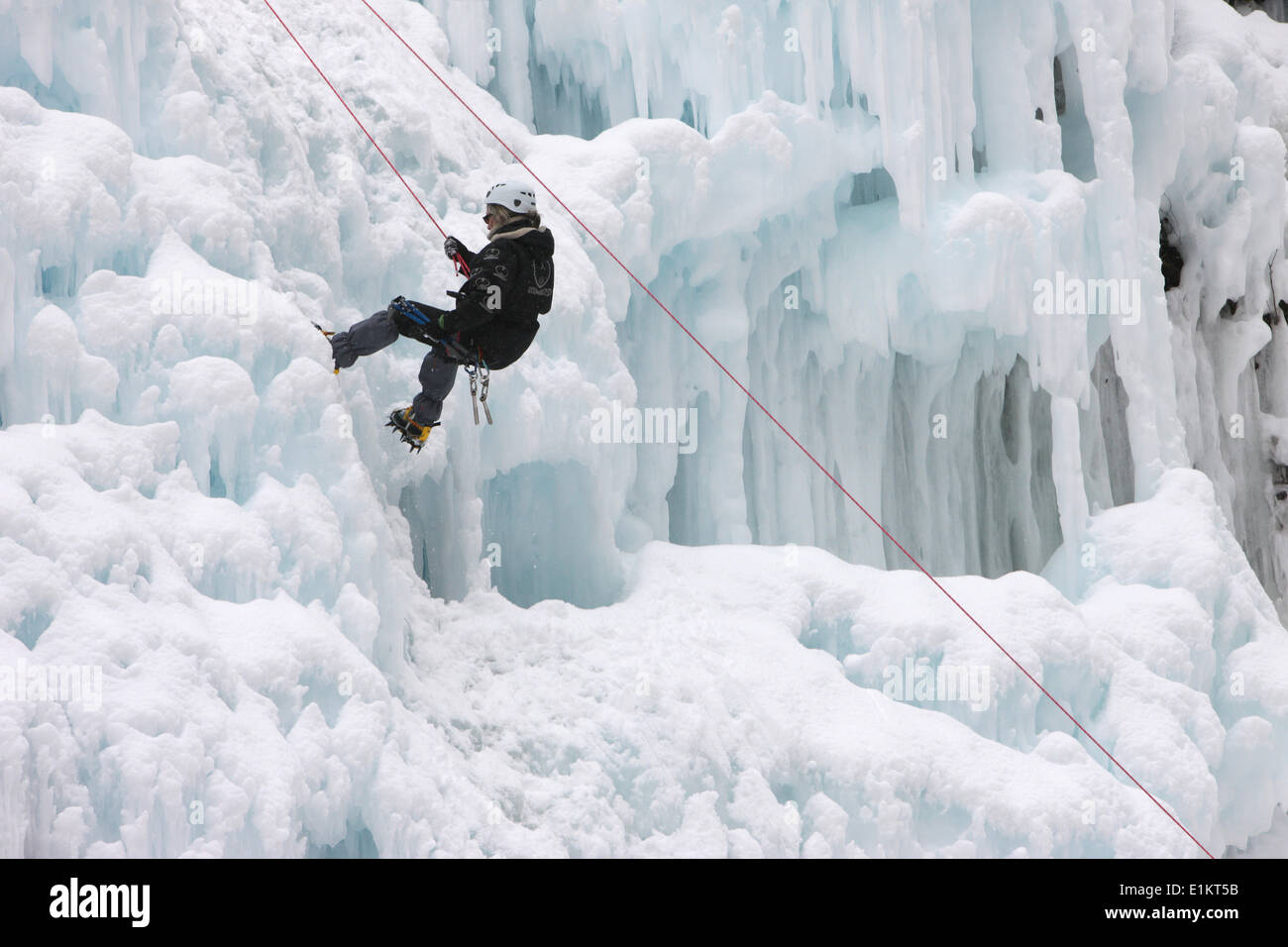 Ice mountain climbing hi-res stock photography and images - Alamy
