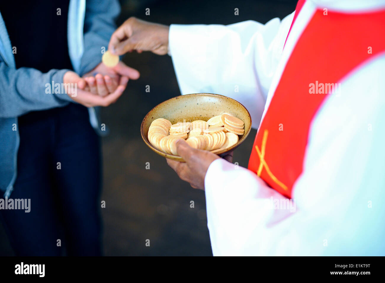 Religious communion hi-res stock photography and images - Alamy