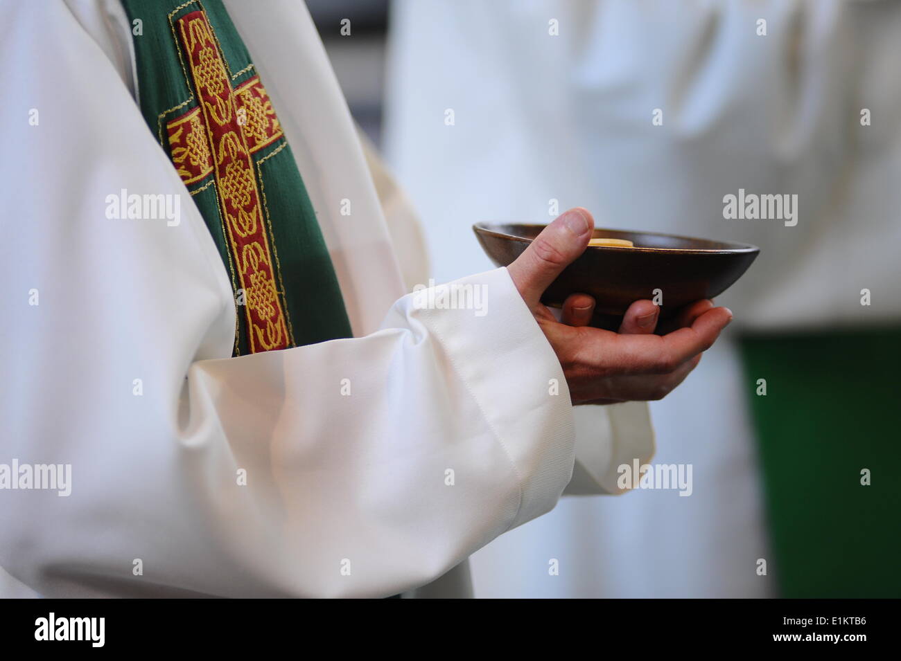 Catholic parish mass Stock Photo - Alamy