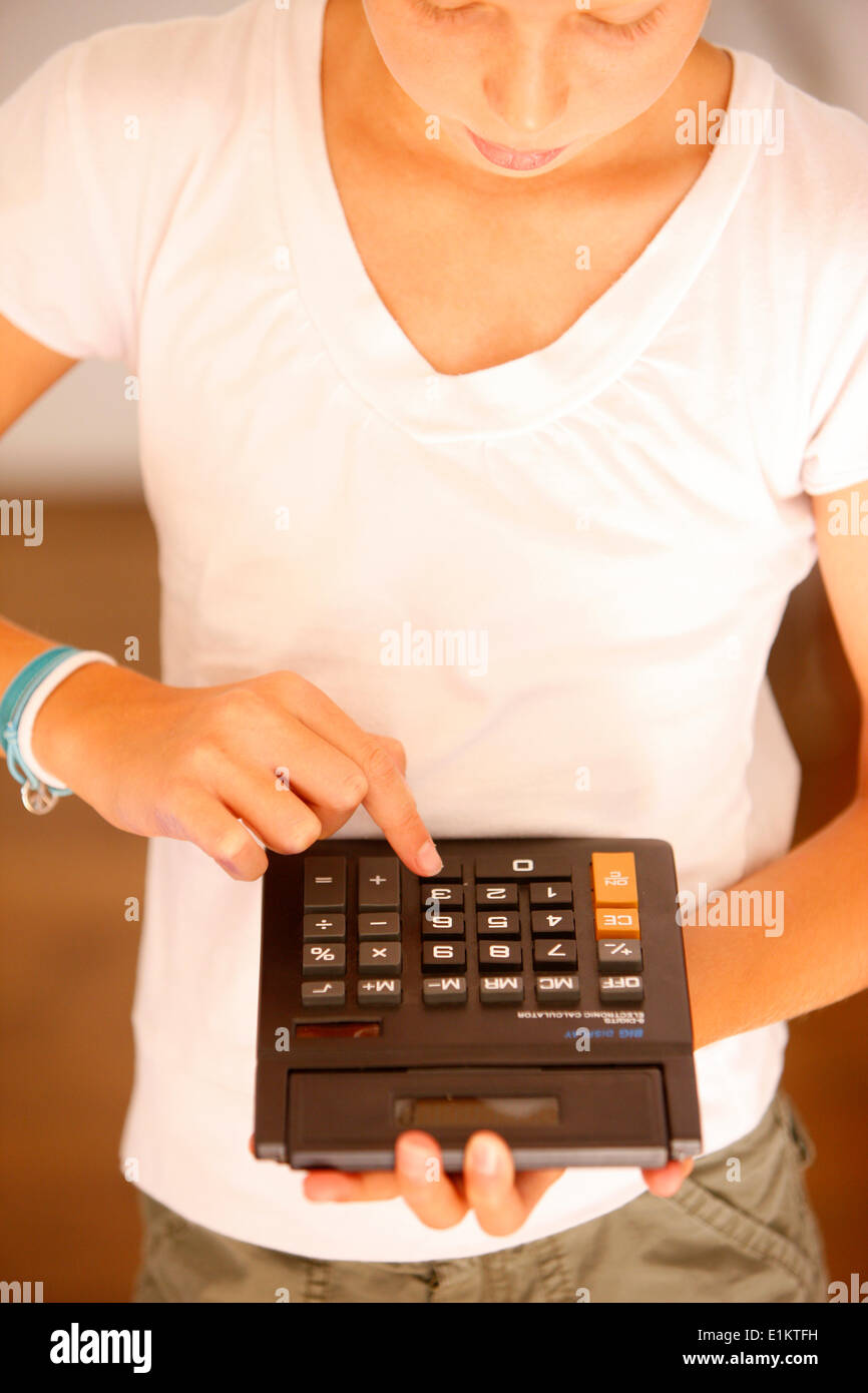 Calculator french hi-res stock photography and images - Alamy