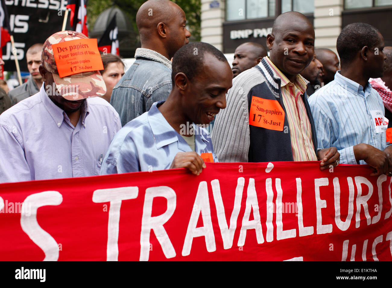 Labor day demonstration Stock Photo - Alamy