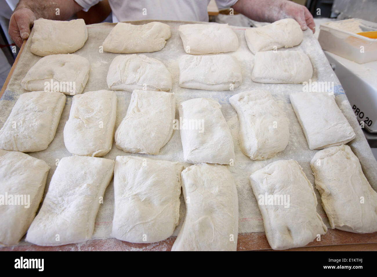 Person making bread in hi-res stock photography and images - Alamy