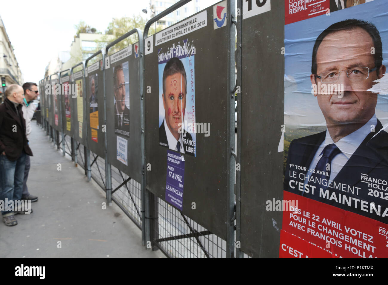 French election poster hi-res stock photography and images - Alamy