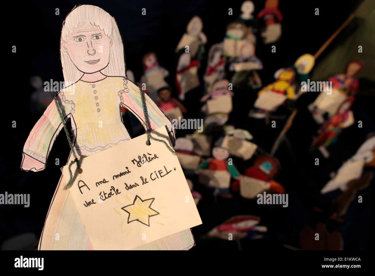 Social artwork made in sunday school Stock Photo - Alamy