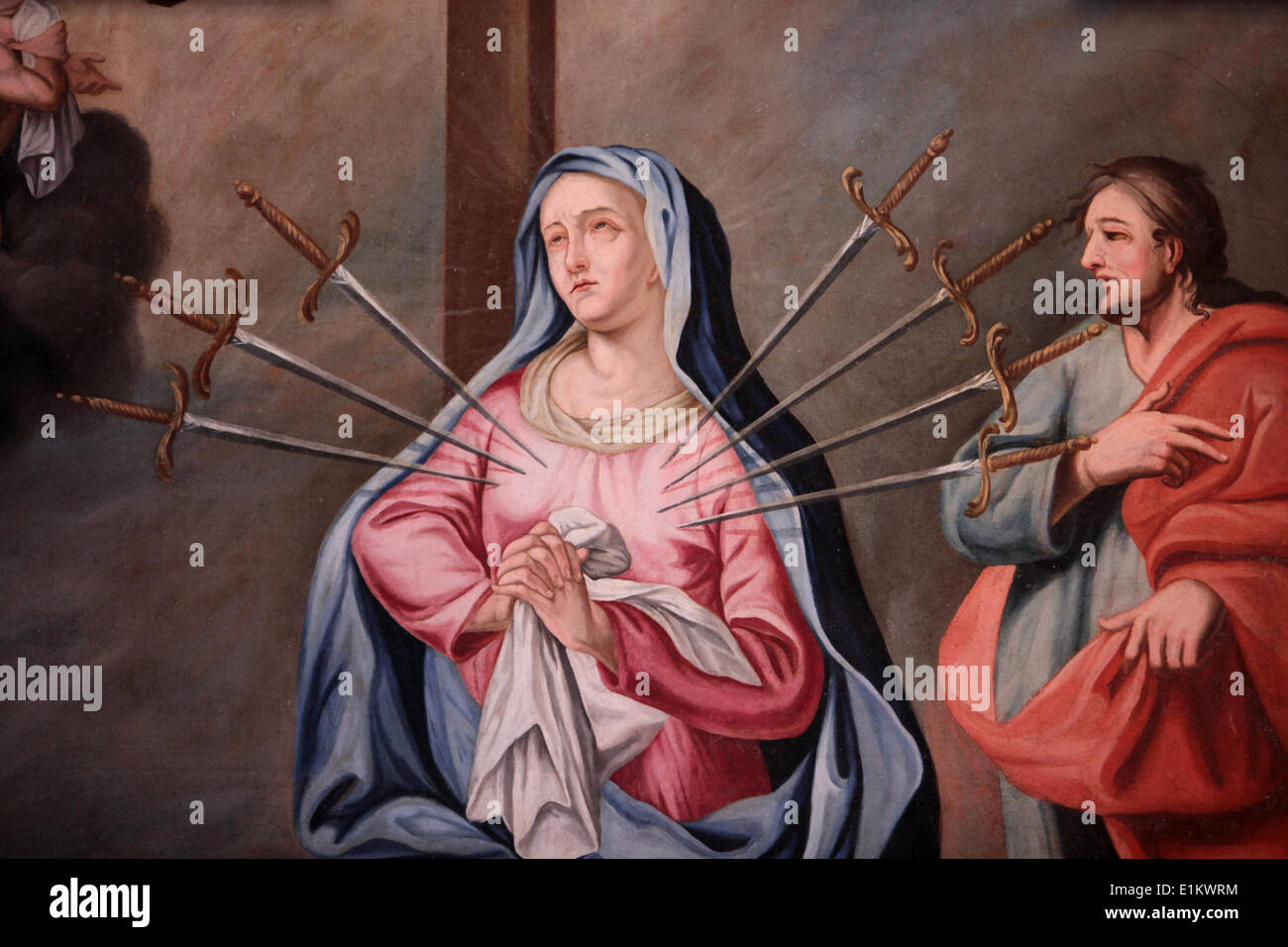 Our lady of sorrows painting hi-res stock photography and images - Alamy