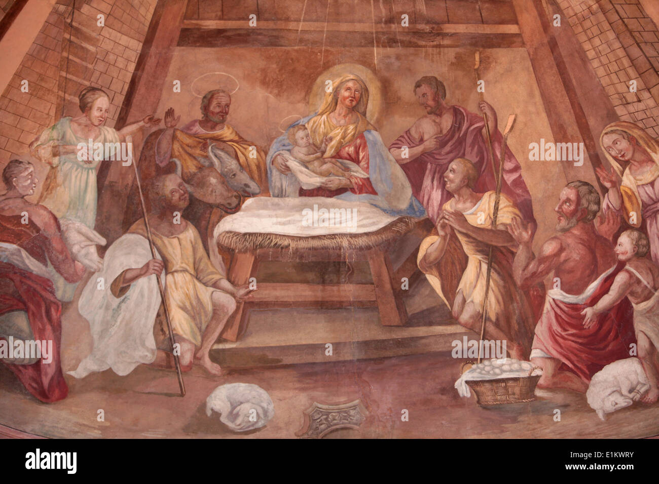 Our Lady of Assumption church. Nativity Stock Photo - Alamy