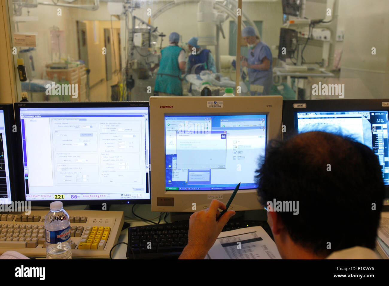 Man surgery angiography hi-res stock photography and images - Alamy