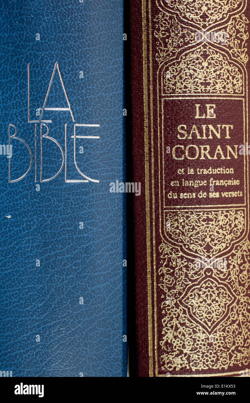Bible and Coran Stock Photo - Alamy