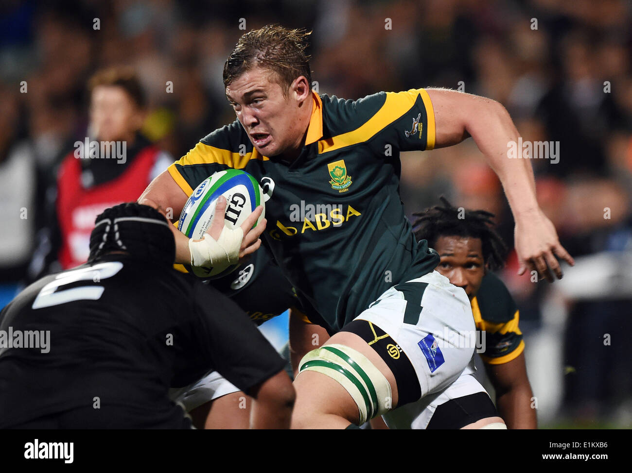Auckland, New Zealand. 06th June, 2014. Aidon Davis (South Africa) on ...