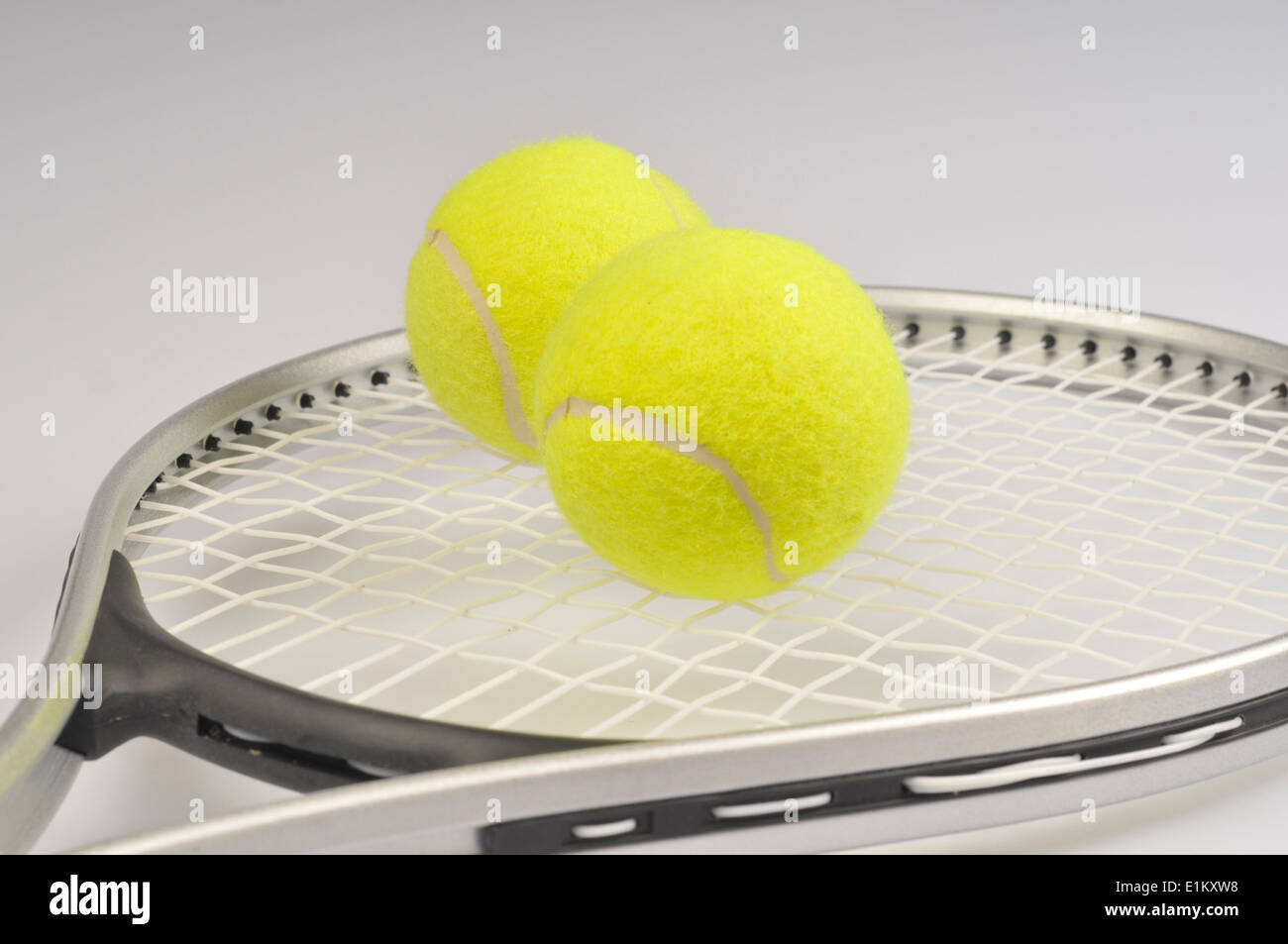 racket and tennis balls Stock Photo - Alamy
