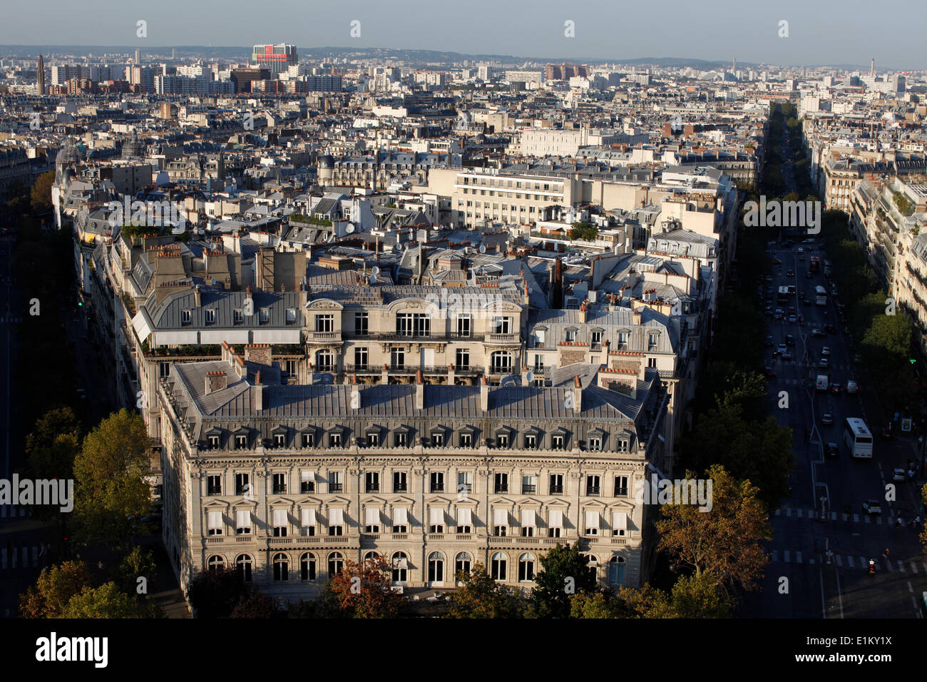 Aerial view of Paris Stock Photo - Alamy