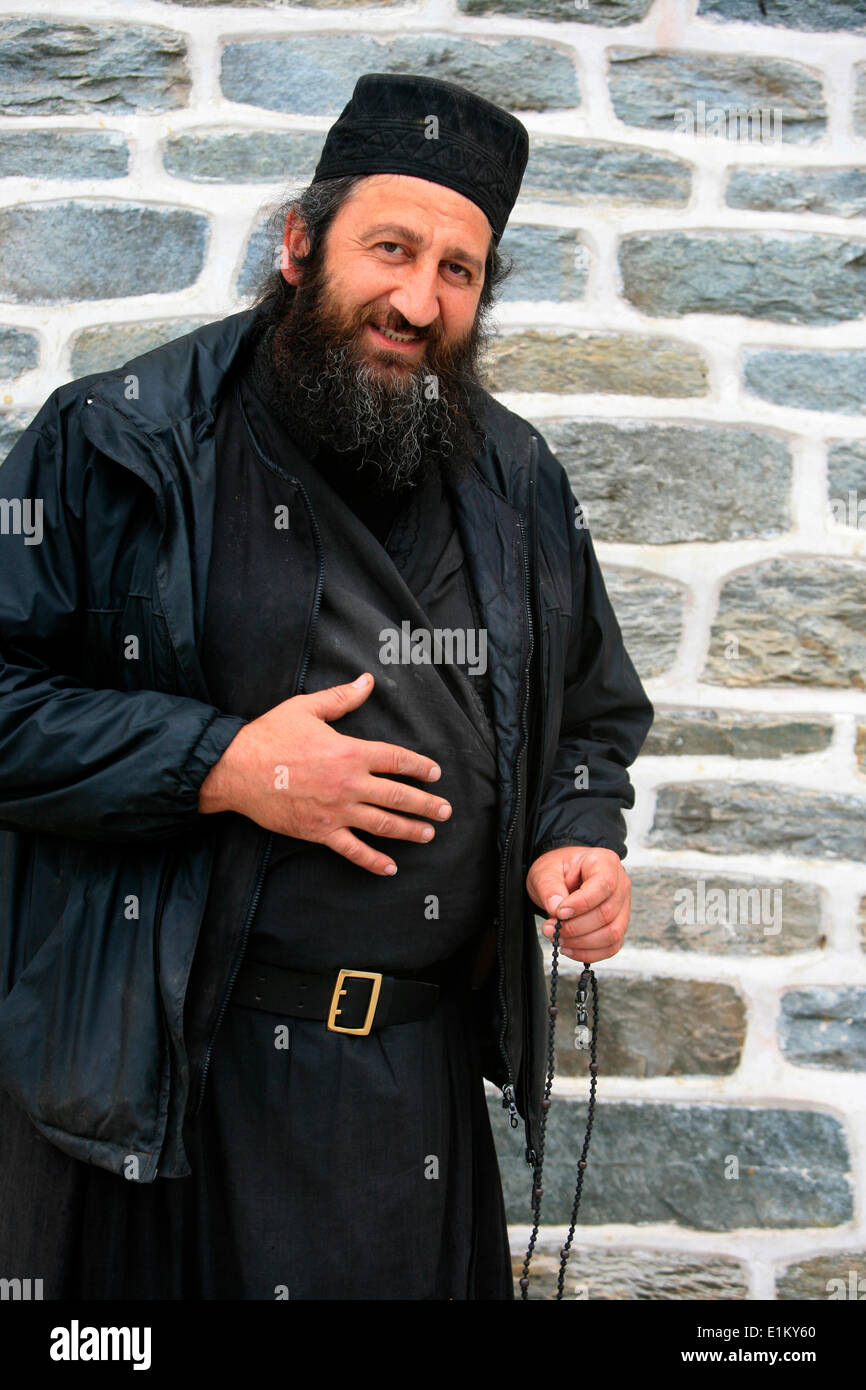 Orthodox monk on Mount Athos Stock Photo - Alamy