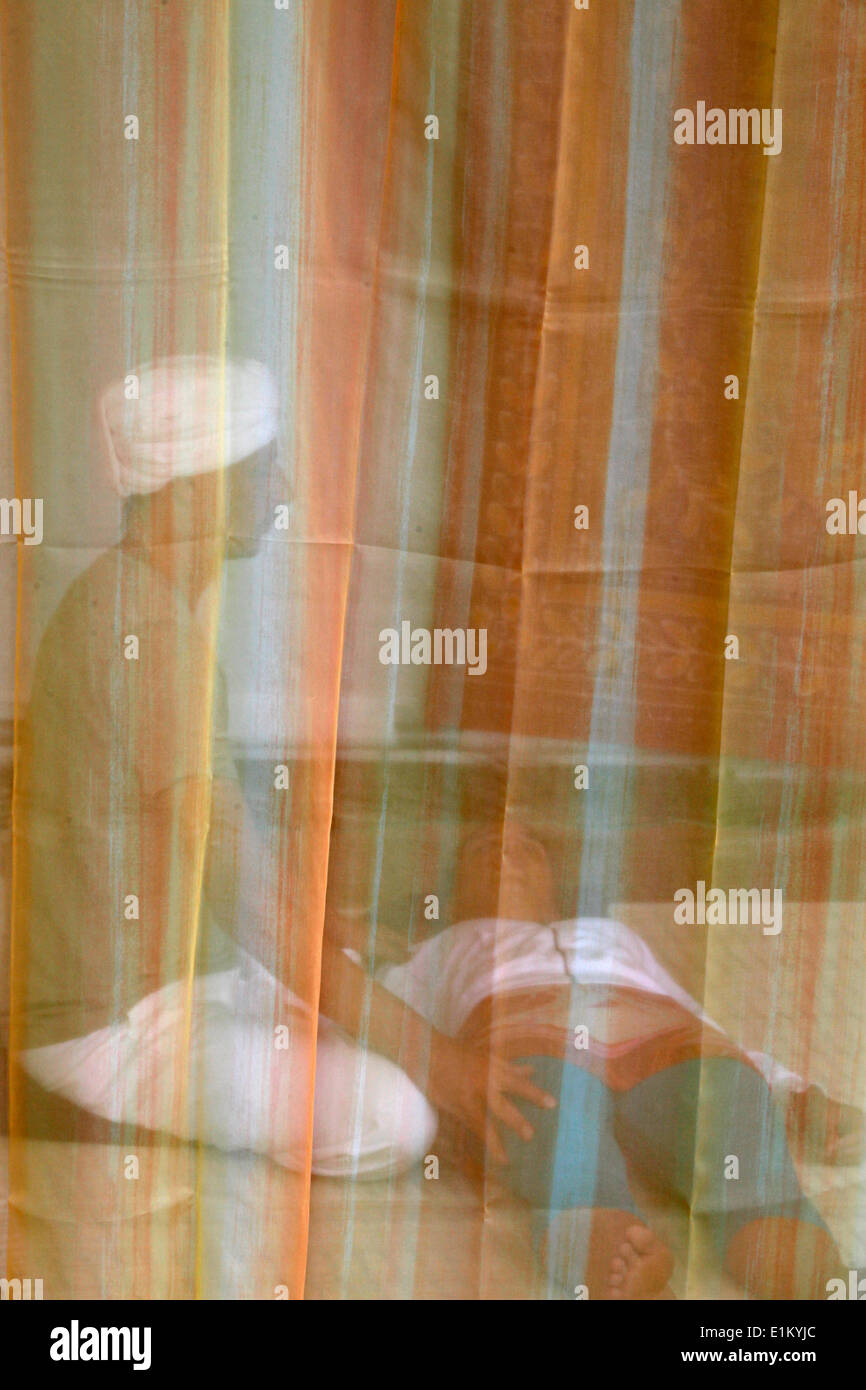 Massage at Kundalini Yoga festival Stock Photo - Alamy