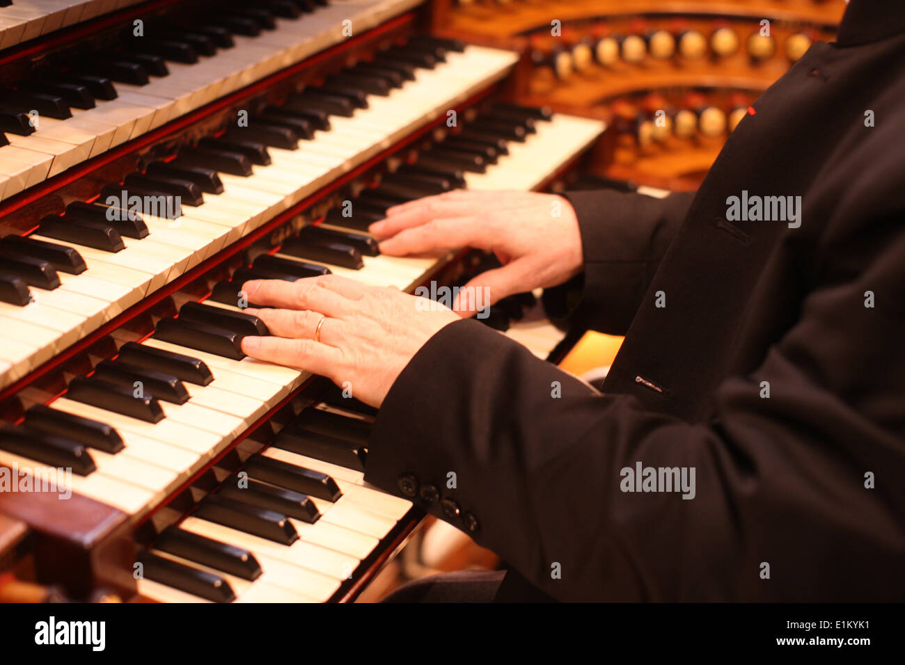 The organs of St Sulpice church Stock Photo - Alamy