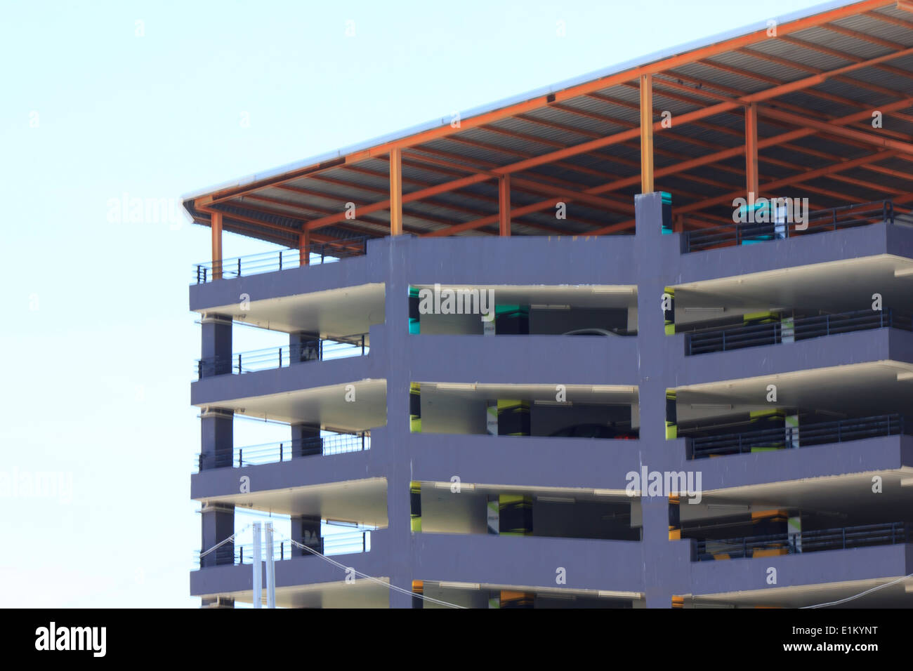 Stock Photo - Side view of a typical parking garage Stock Photo - Alamy