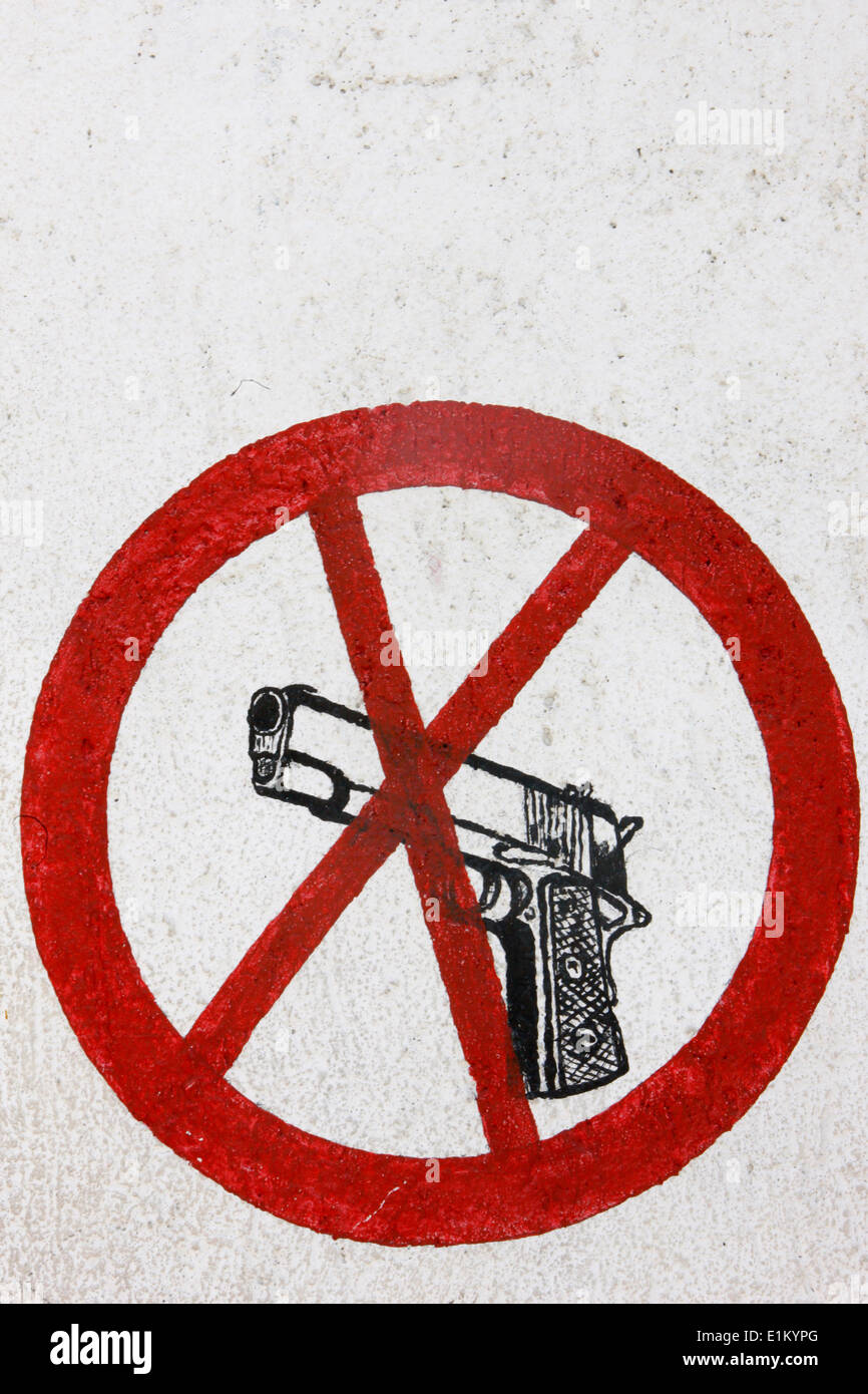 Weapon sign hi-res stock photography and images - Alamy