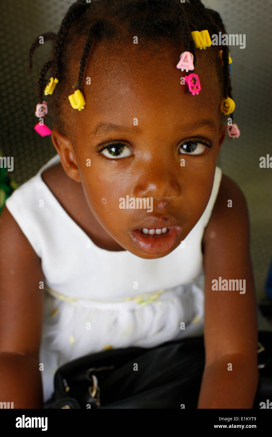 Haitian girl hi-res stock photography and images - Alamy