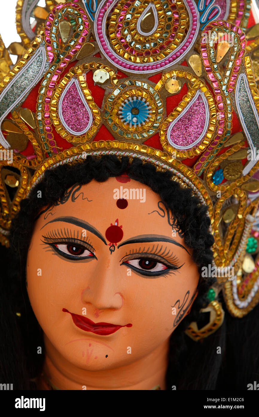 Hindu Goddess statue Stock Photo - Alamy