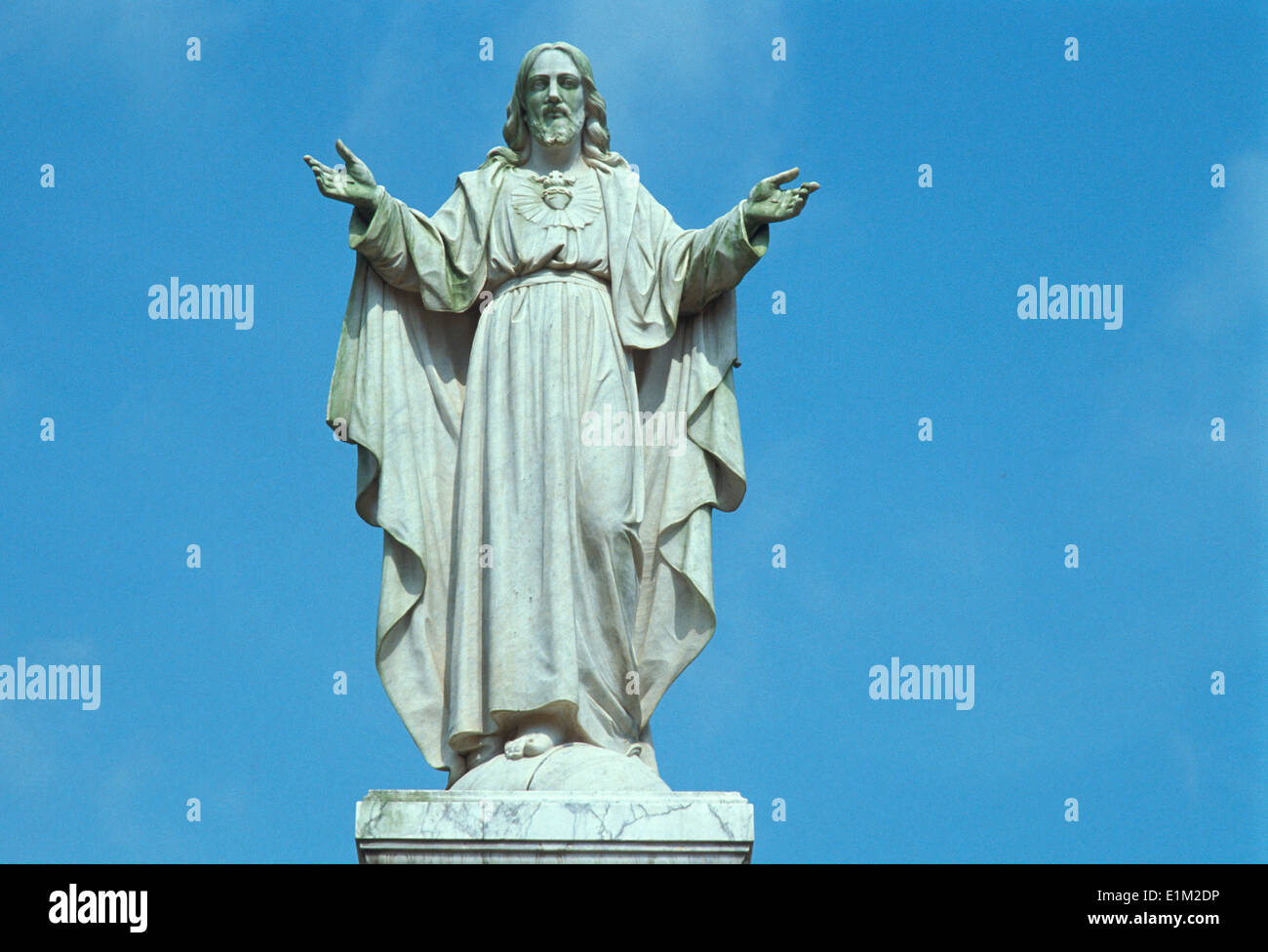 Statue of Jesus in Goa Stock Photo - Alamy