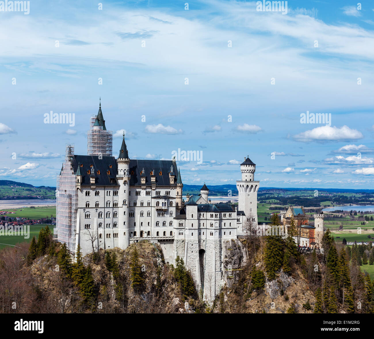 Famous Bavarian landmark - Neuschwanstein Castle (Schloss ...