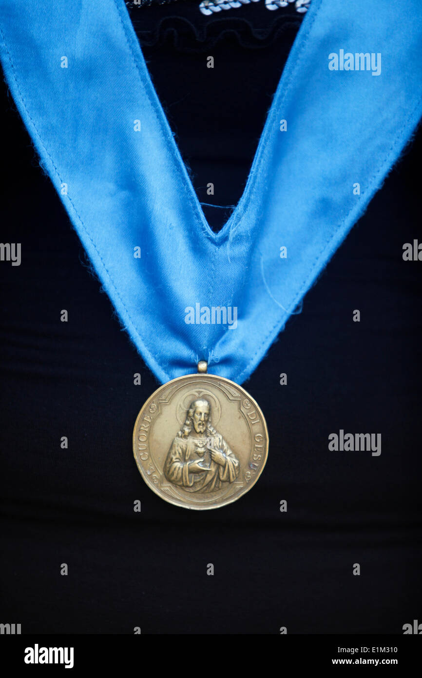 Christian fraternity medal Stock Photo - Alamy