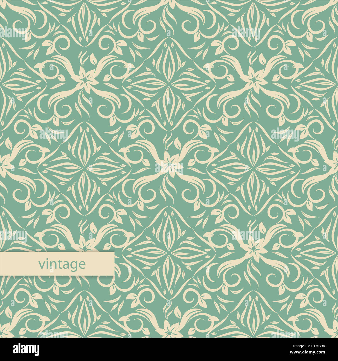 Damask flower pattern hi-res stock photography and images - Alamy