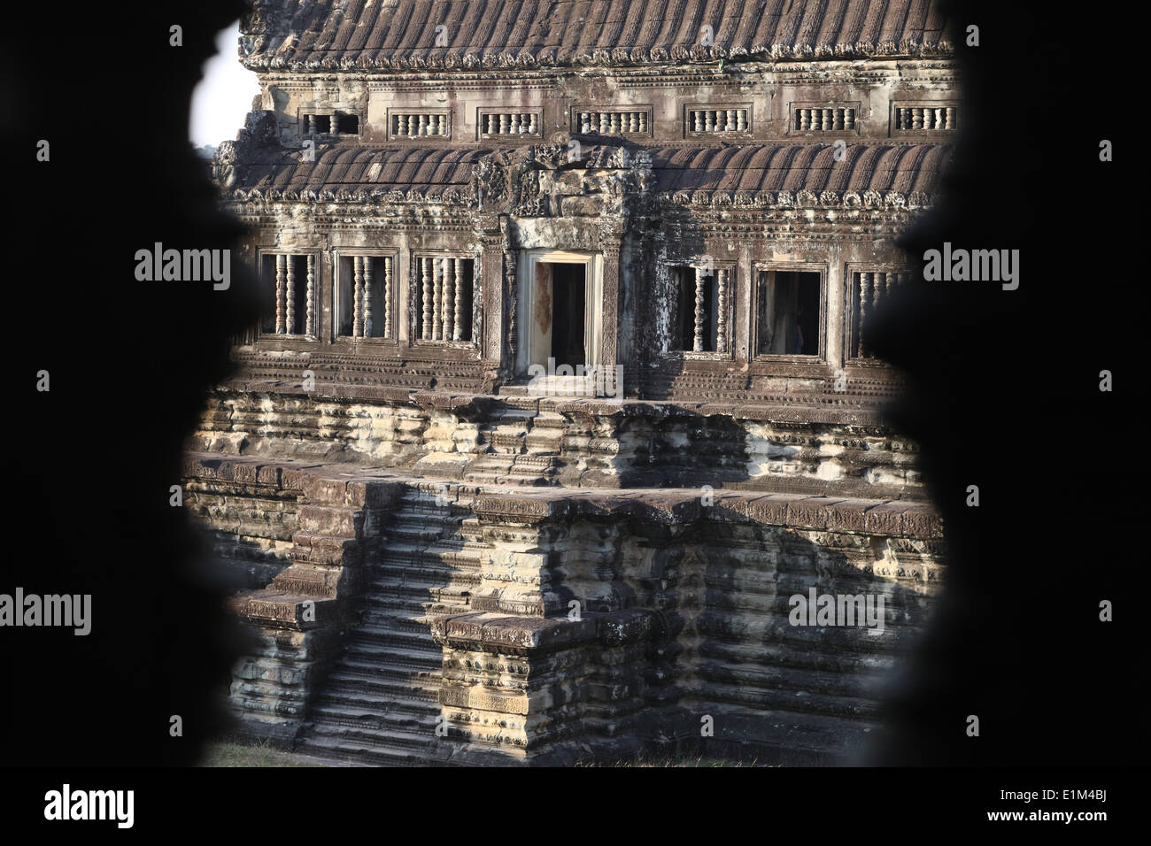 Angkor Wat. The library Stock Photo - Alamy