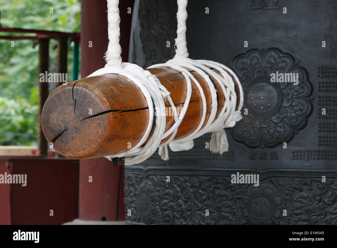 Buddhist instrument. The bell Stock Photo - Alamy