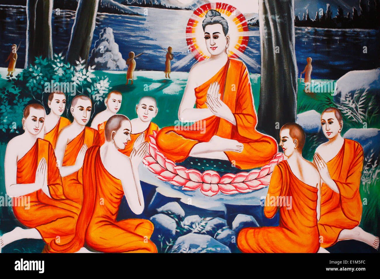 Life of the Buddha. Questionning. Buddha trained his disciples in the ...