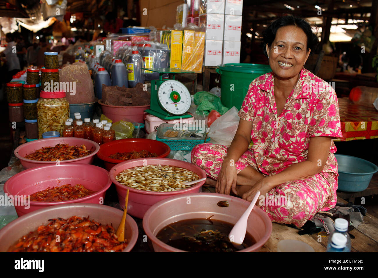 Thanh Young makes and sells pickles at the Kampot market with a $3,000 ...