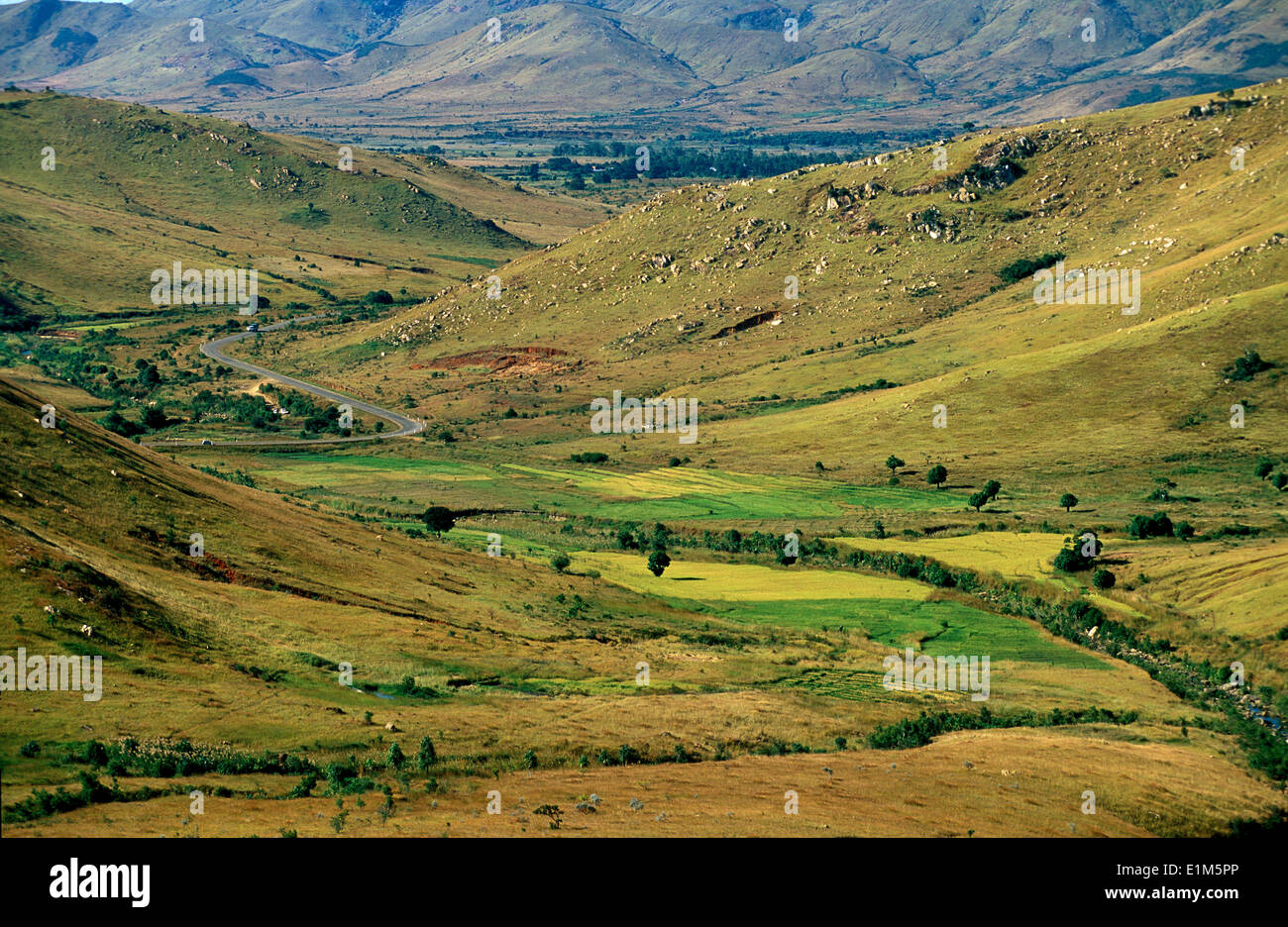 Ambalavao area landscape in Southern Madagascar Stock Photo - Alamy