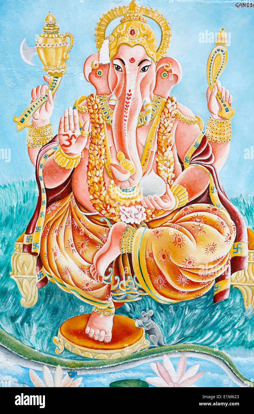 Elephant-headed Hindu god Ganesh Stock Photo - Alamy