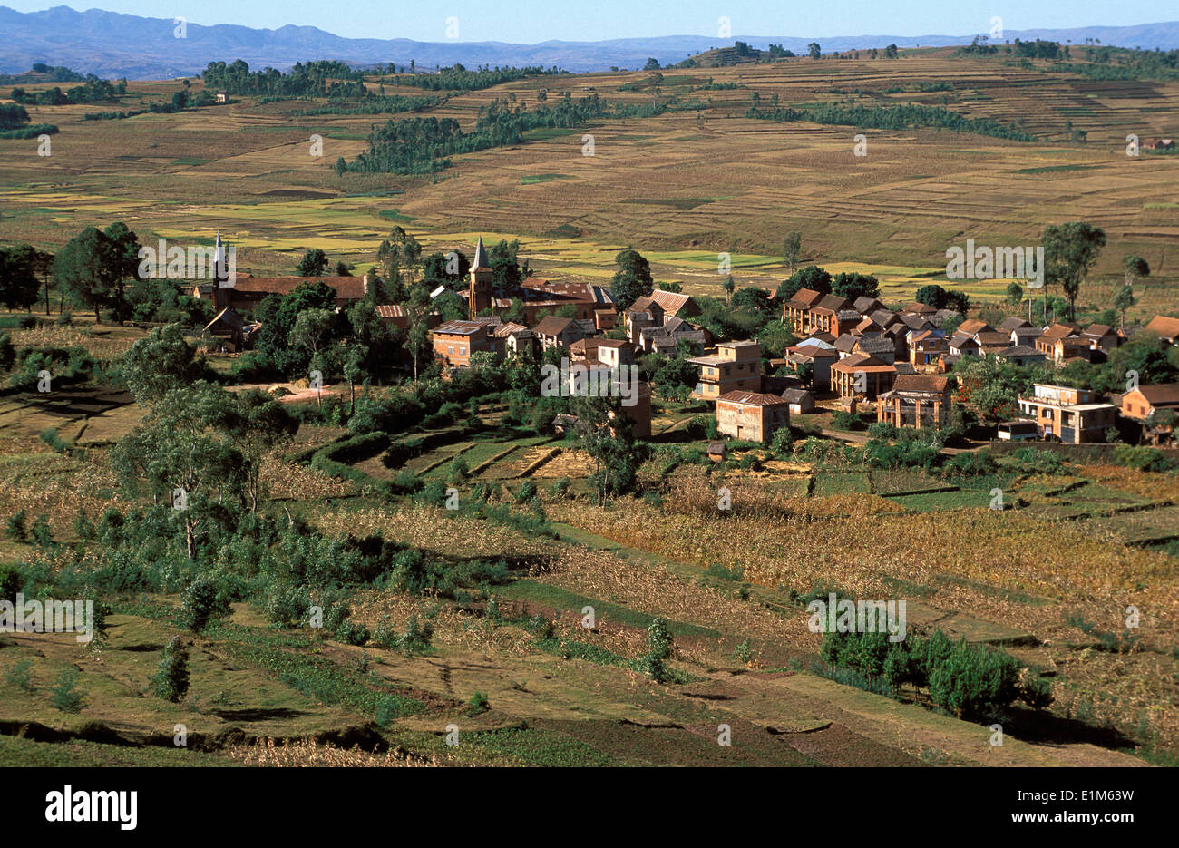 Village in Southern Madagascar Stock Photo - Alamy