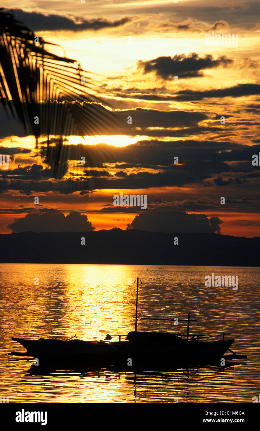 Sunset in Panglao, Bohol Stock Photo - Alamy