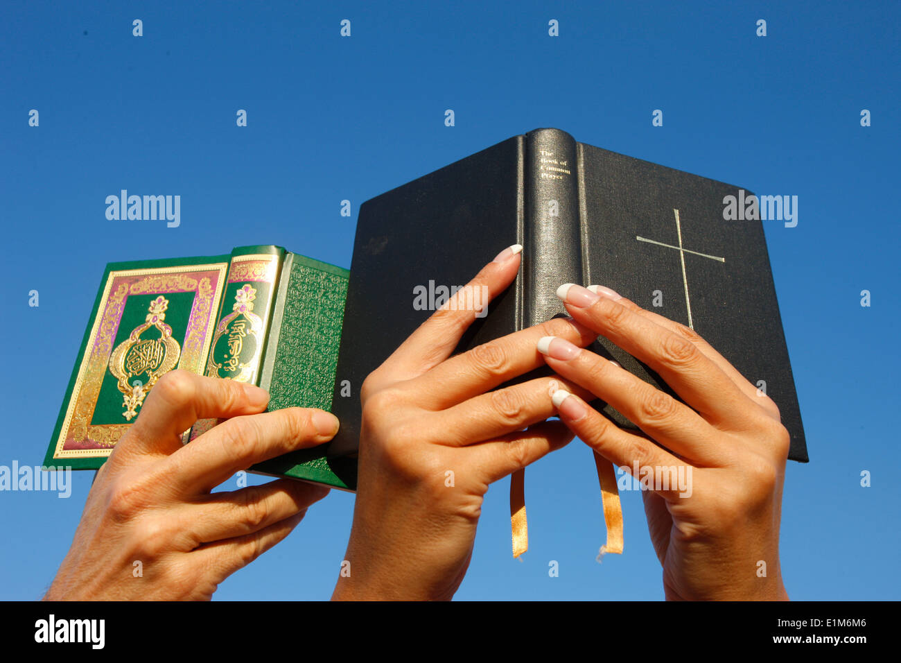Muslim and christian Stock Photo - Alamy